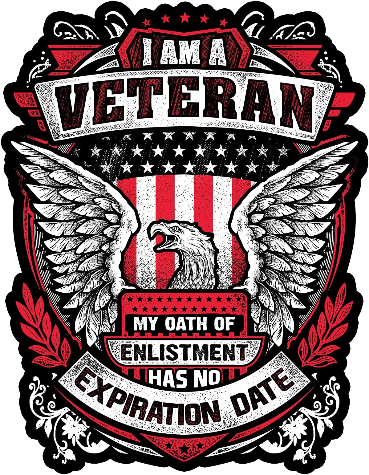 Amazon.com - Veteran Pins U.S. ARMY VETERAN Waterproof Vinyl Window ...