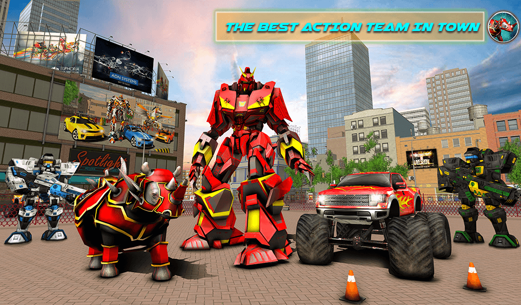 Ultimate Futuristic Rhino Robot Monster Truck 3D Robot car Game 2018 ...