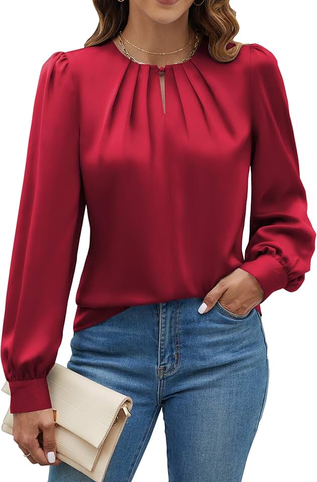 Amazon.com: Lantern Sleeve - Women's Tops, Tees & Blouses / Women's ...