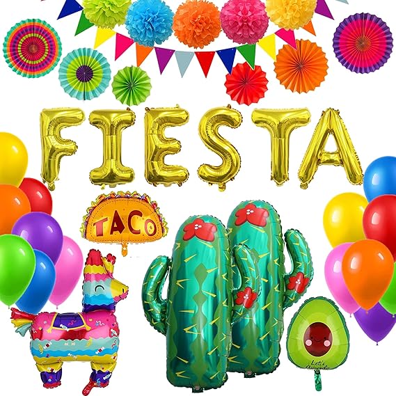 Amazon.com: Fiesta Party Decorations Mexican Party Decorations Fiesta ...
