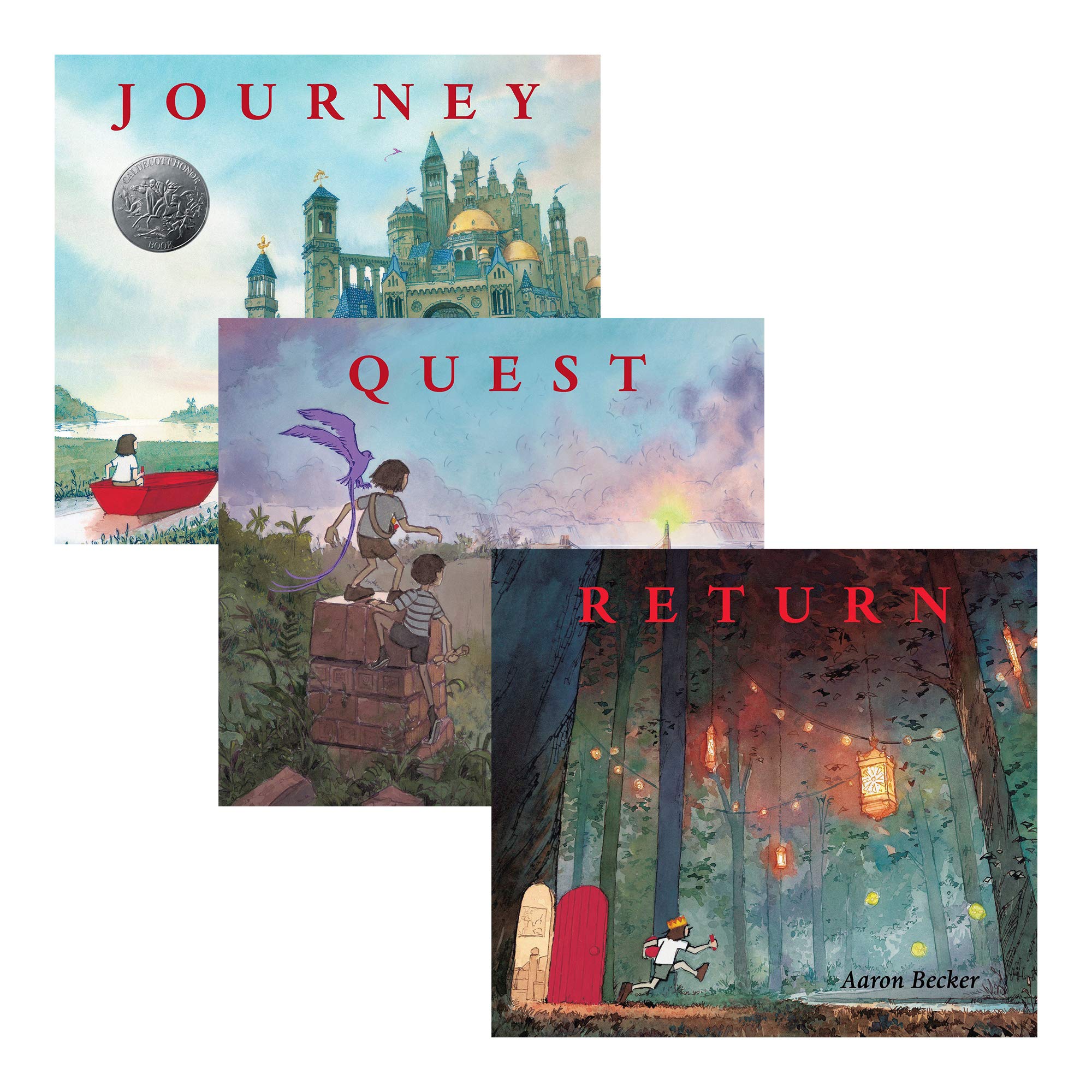 Aaron Becker's Wordless Trilogy 3 Books Collection Set (Journey, Quest ...