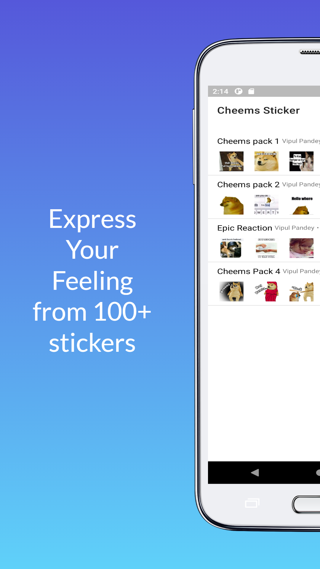 Cheems stickers for WhatsApp - WAStickerApps - App on Amazon Appstore