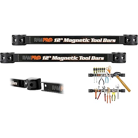 Amazon.com: Alouette 4 Pieces 12 Inches Magnetic Tool Holder Racks,Metal Tool Organizer Bar for ...
