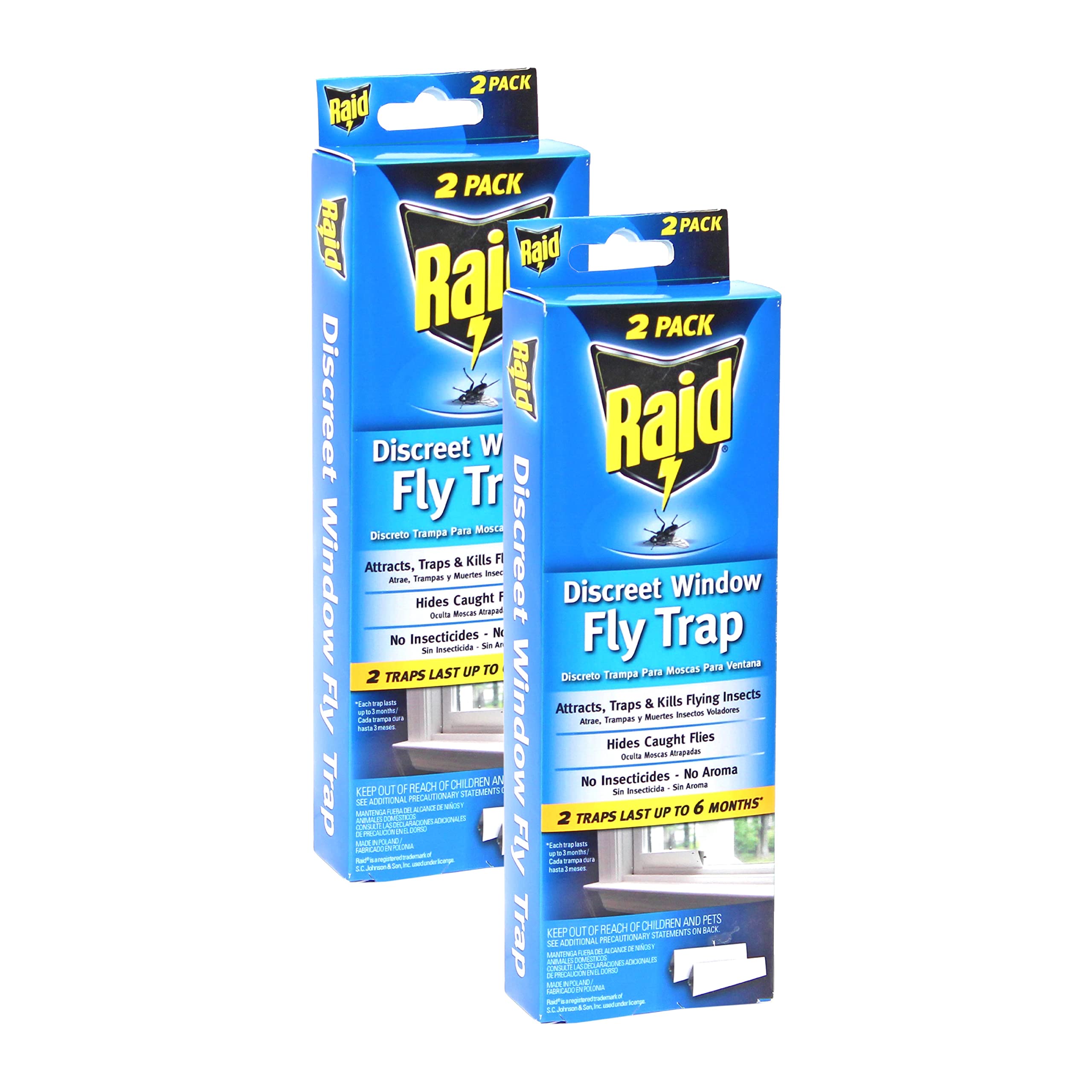 Raid, 4 Pack, Discreet Window Fly Trap : Amazon.com.au: Garden