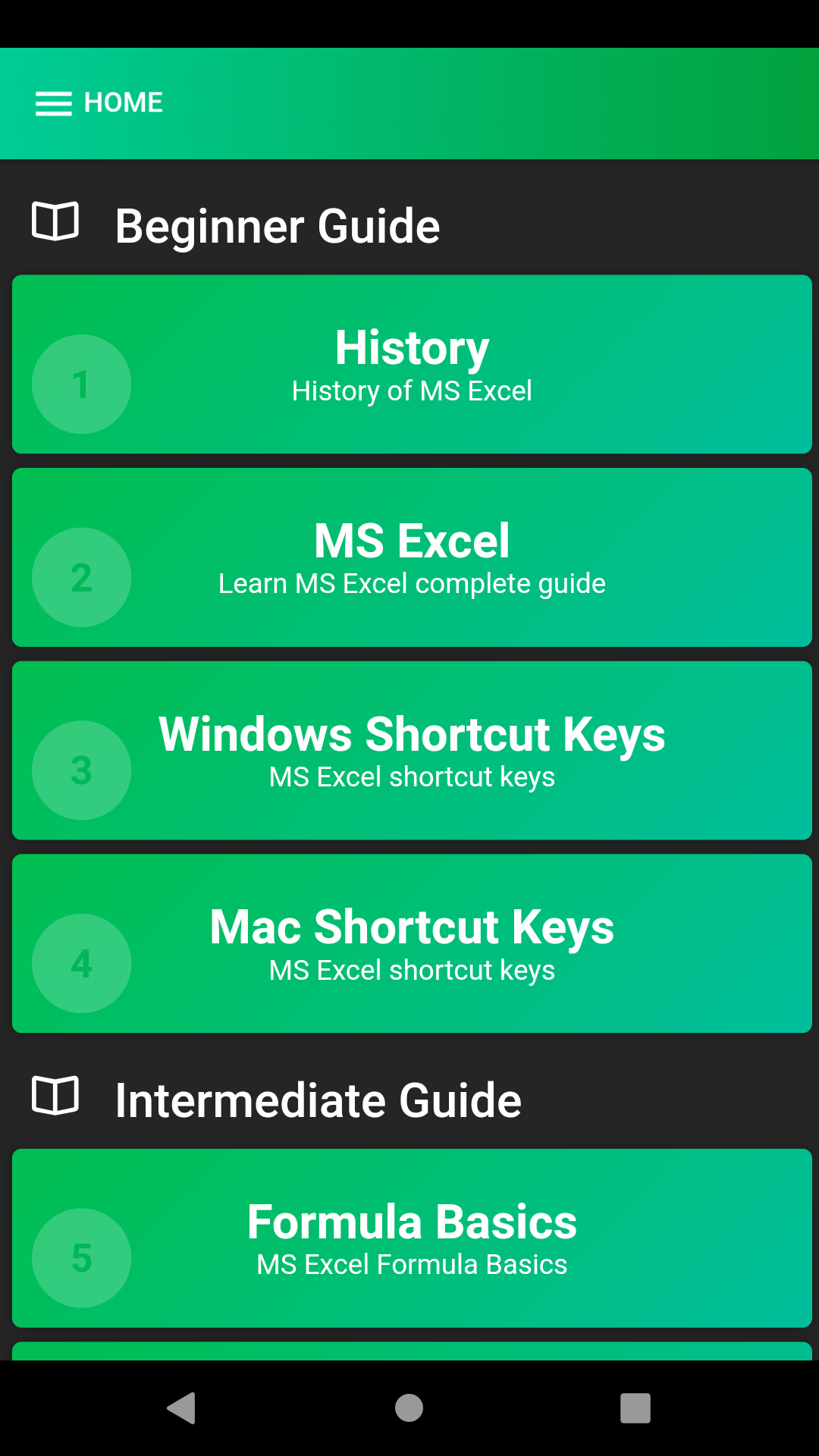 Guide for MS Excel, Ms Excel Formulas and Functions - Application sur ...
