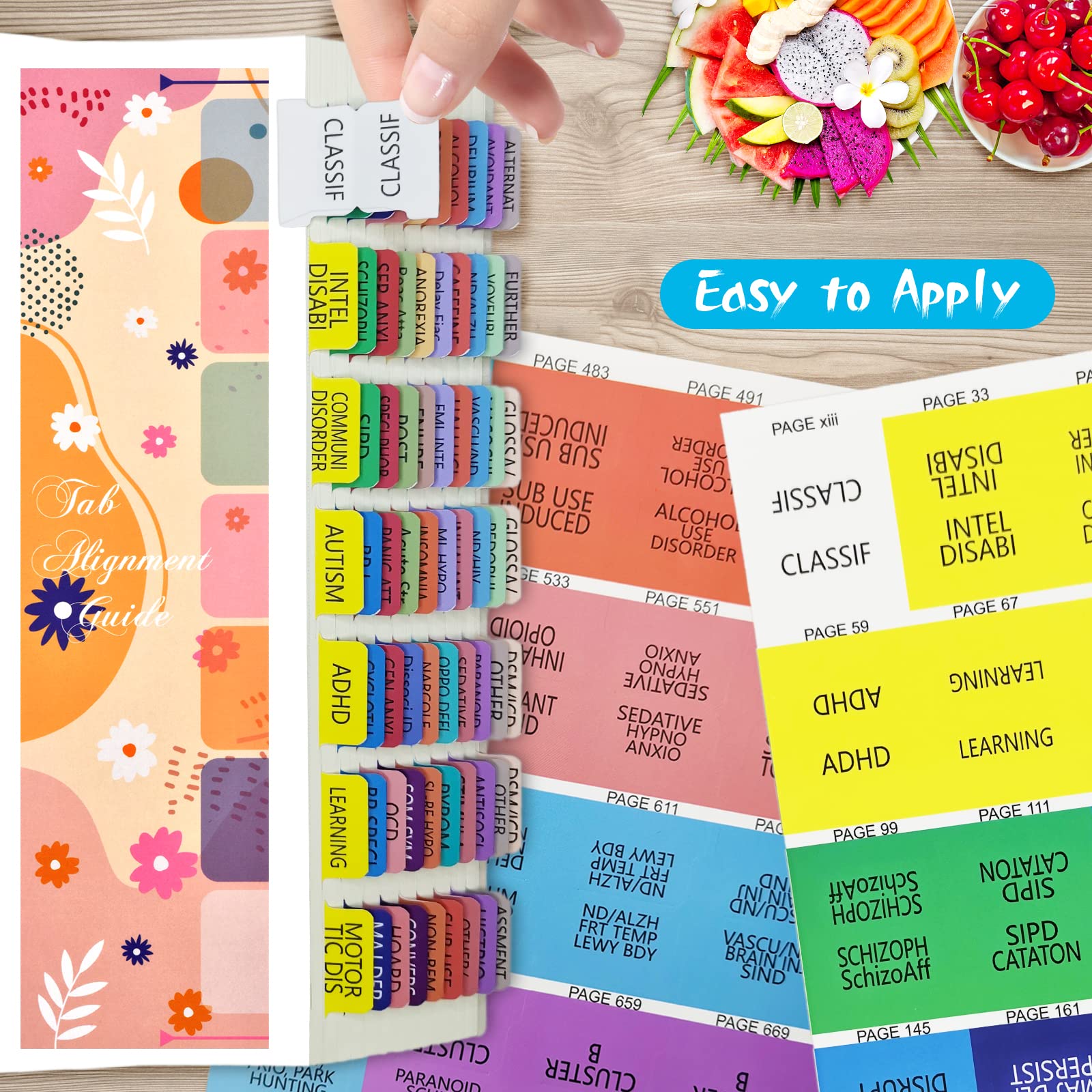 Snapklik.com : Index Tabs For DSM-5, Laminated And Color-Coded, 80 DSM ...