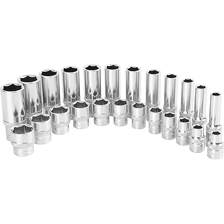 OEMTOOLS 22963 24-Piece Metric Socket Set - Drive Sockets - Amazon.com