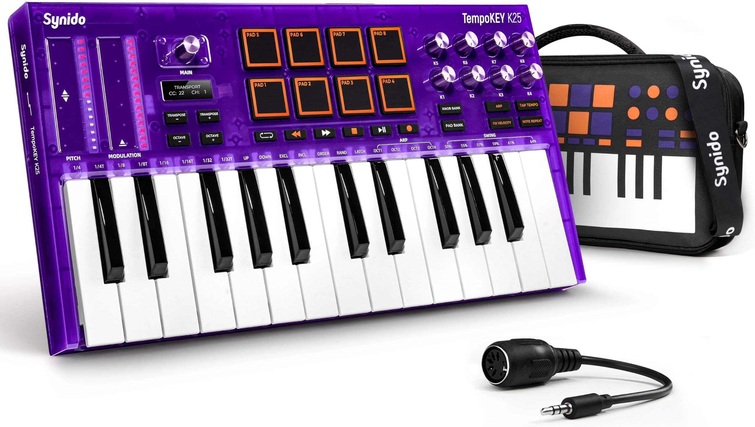 Amazon.com: Synido Beat Maker Machine for Music Production, TempoPAD ...