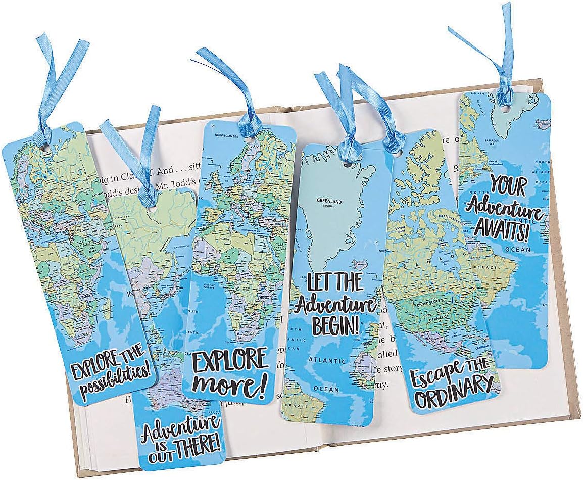 Amazon.com: Fun Express 2" x 6" Bulk 48 Piece World Map Multicolor ...