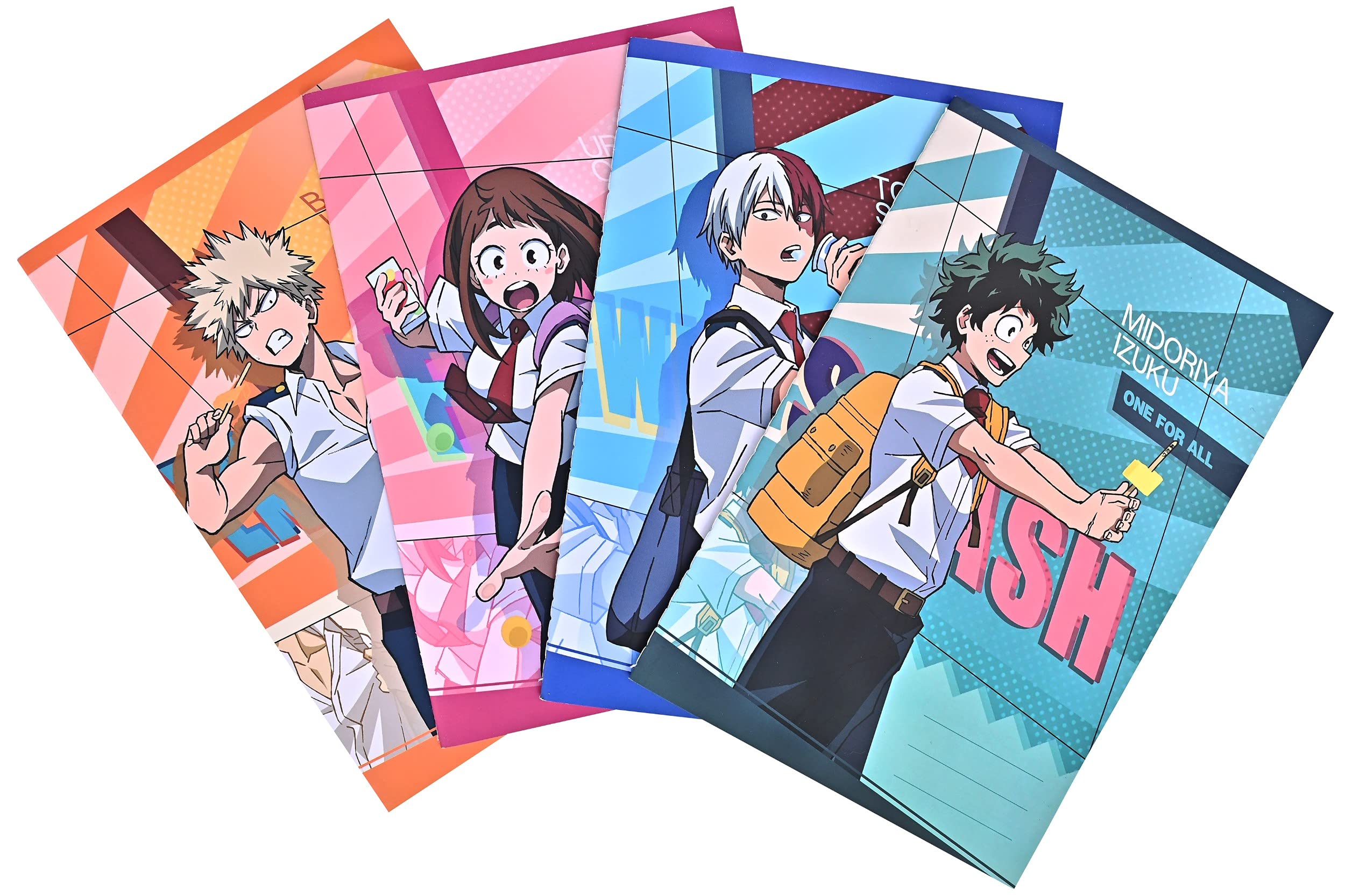 Roffatide Anime My Hero Academia Notebook Deku Bakugo Shoto Todoroki ...