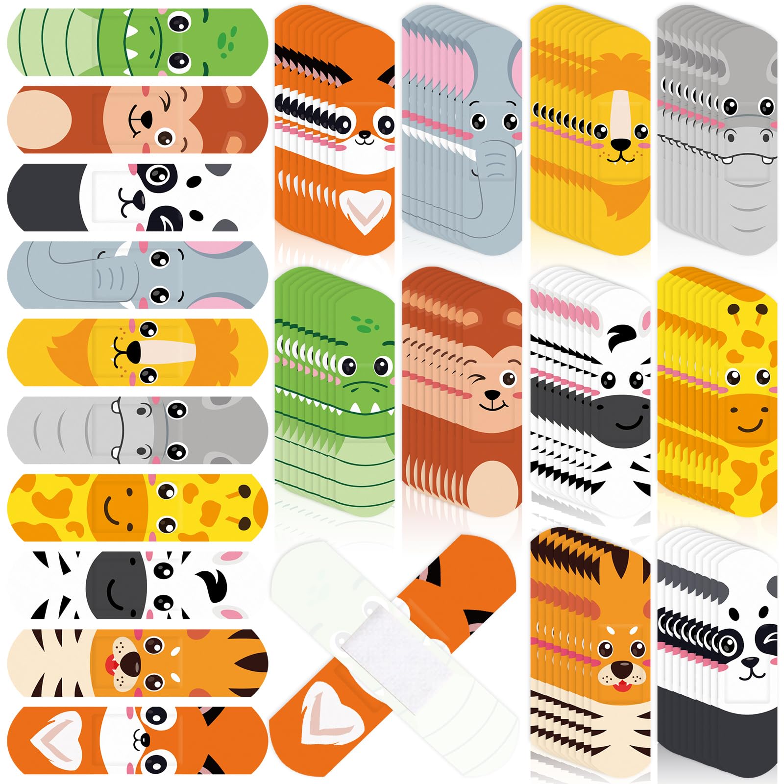 Amazon.com: JarThenaAMCS 300Pcs Kids Cartoon Bandages Cute Jungle ...
