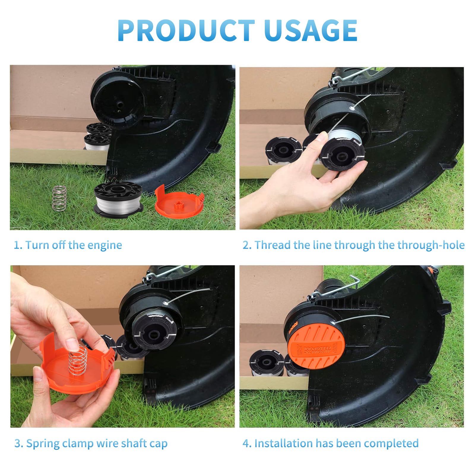 Snapklik.com : Weed Eater String, Weed Wacker String Fits AF-1003ZP ...