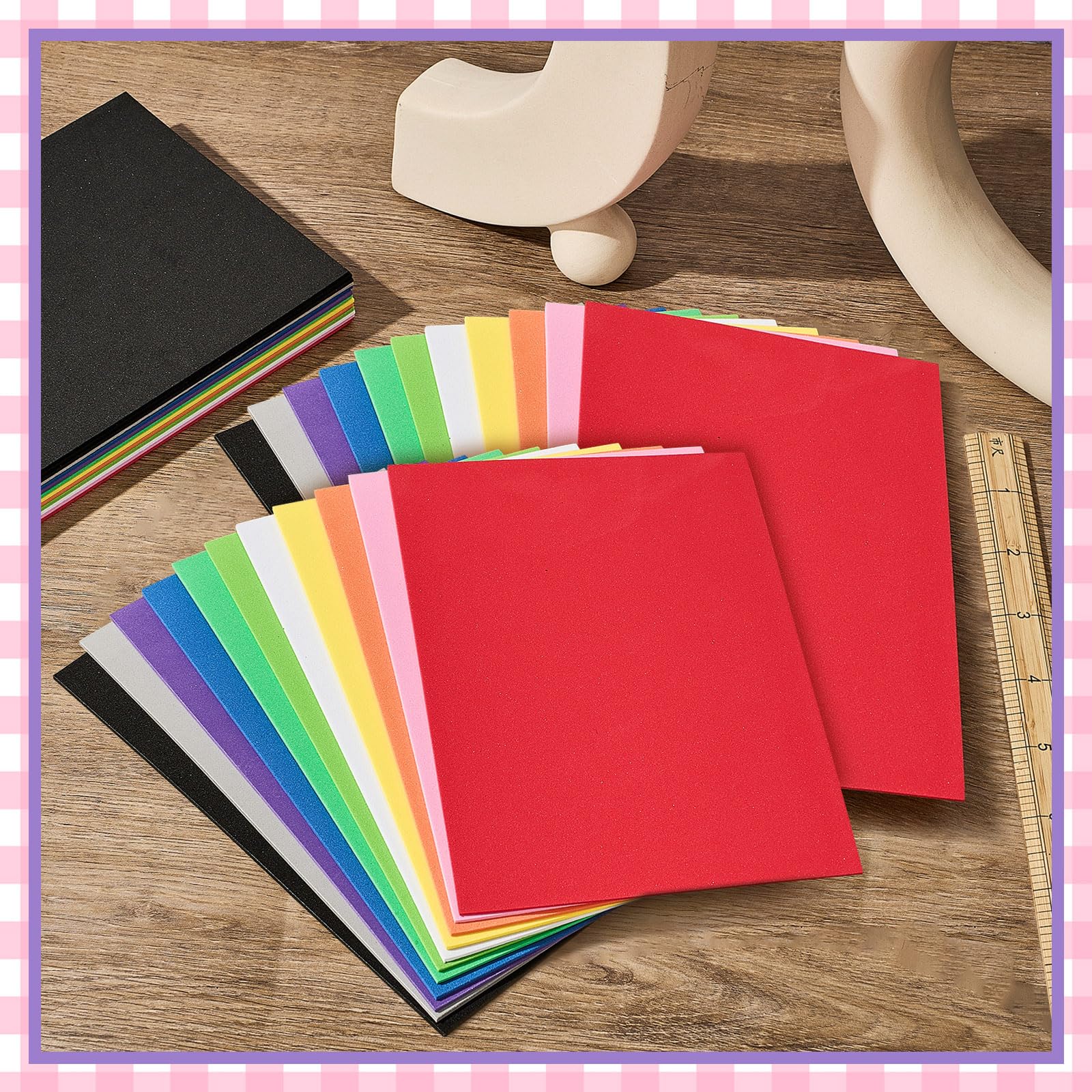 Snapklik.com : Treela 24 Pcs 3 Mm 3D Embroidery Foam 6" X 9" Puffy Foam ...