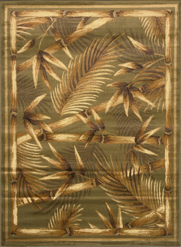 Amazon.com: Home Dynamix Royalty Collection 41001-400 43"x62" Green ...