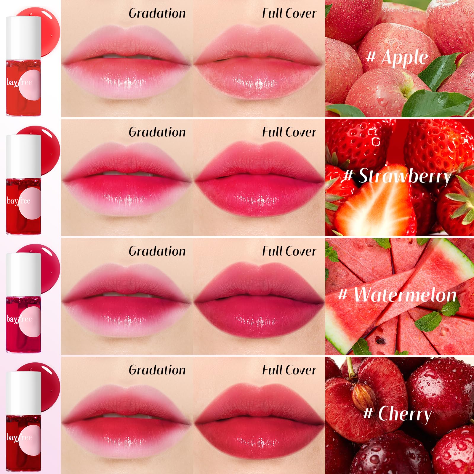 Snapklik.com : Bayfree Lip Tint Stain Set, Lip Stain Long Lasting ...