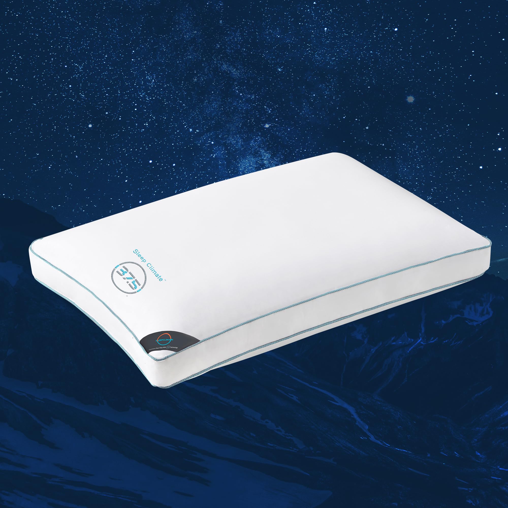 Amazon.com: Sleep Climate 37.5® Temperature Regulating Bed Pillow with ...