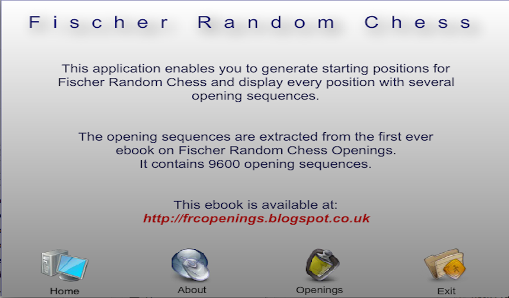 Fischer Random Chess Starting Position and Opening Sequence Generator ...