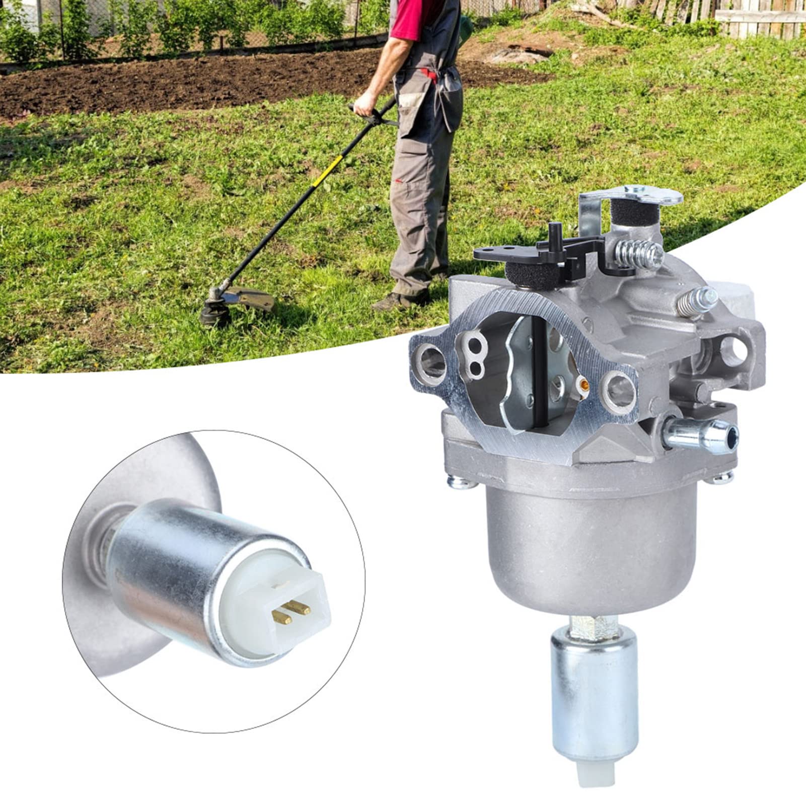 Ej.Life Vergaser-Ersatz für LA105 Aufsitzmäher-Traktor 42 19,5 PS ...