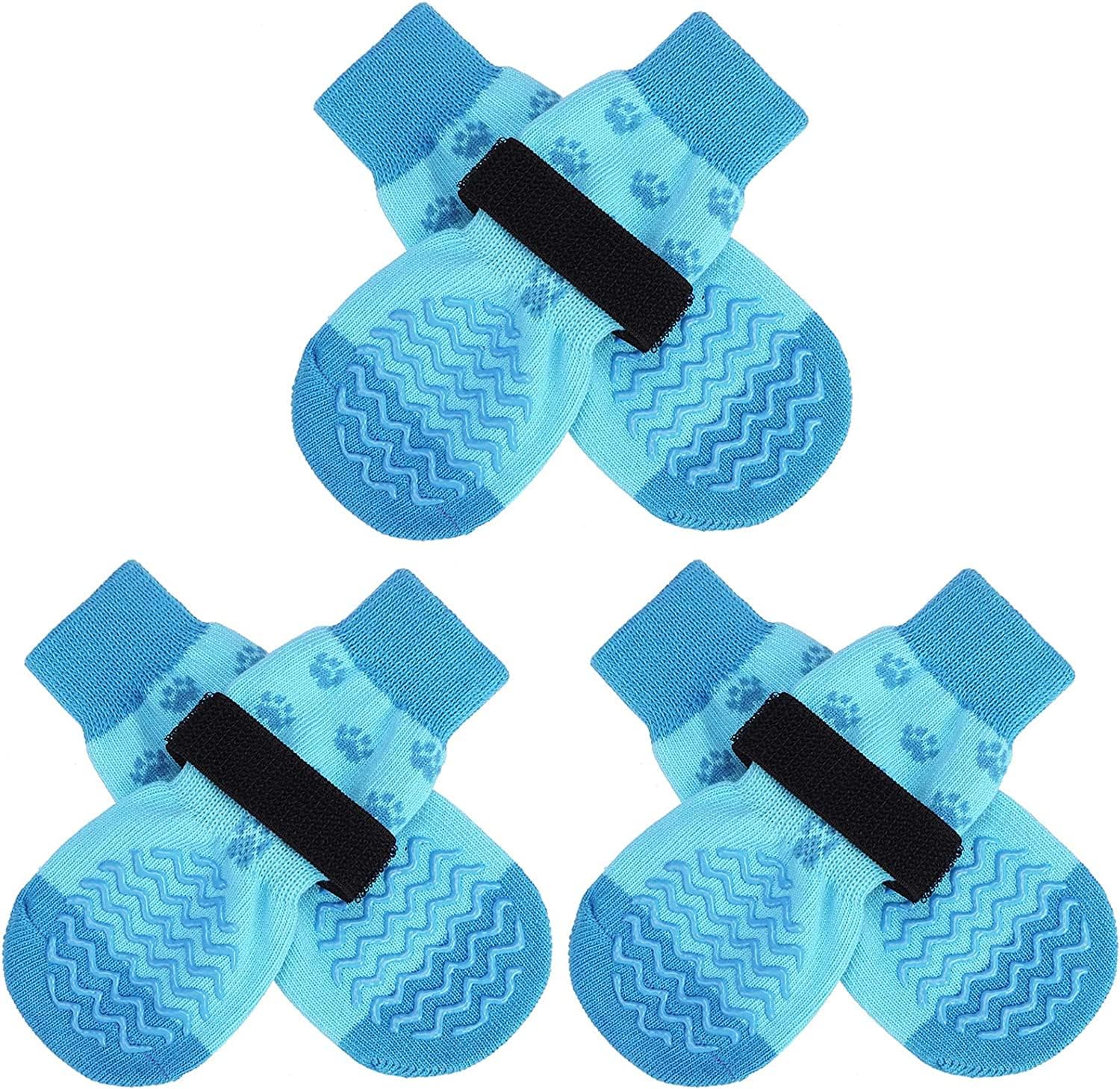 Amazon.com : EXPAWLORER Anti Slip Dog Socks to Prevent Licking Paws ...