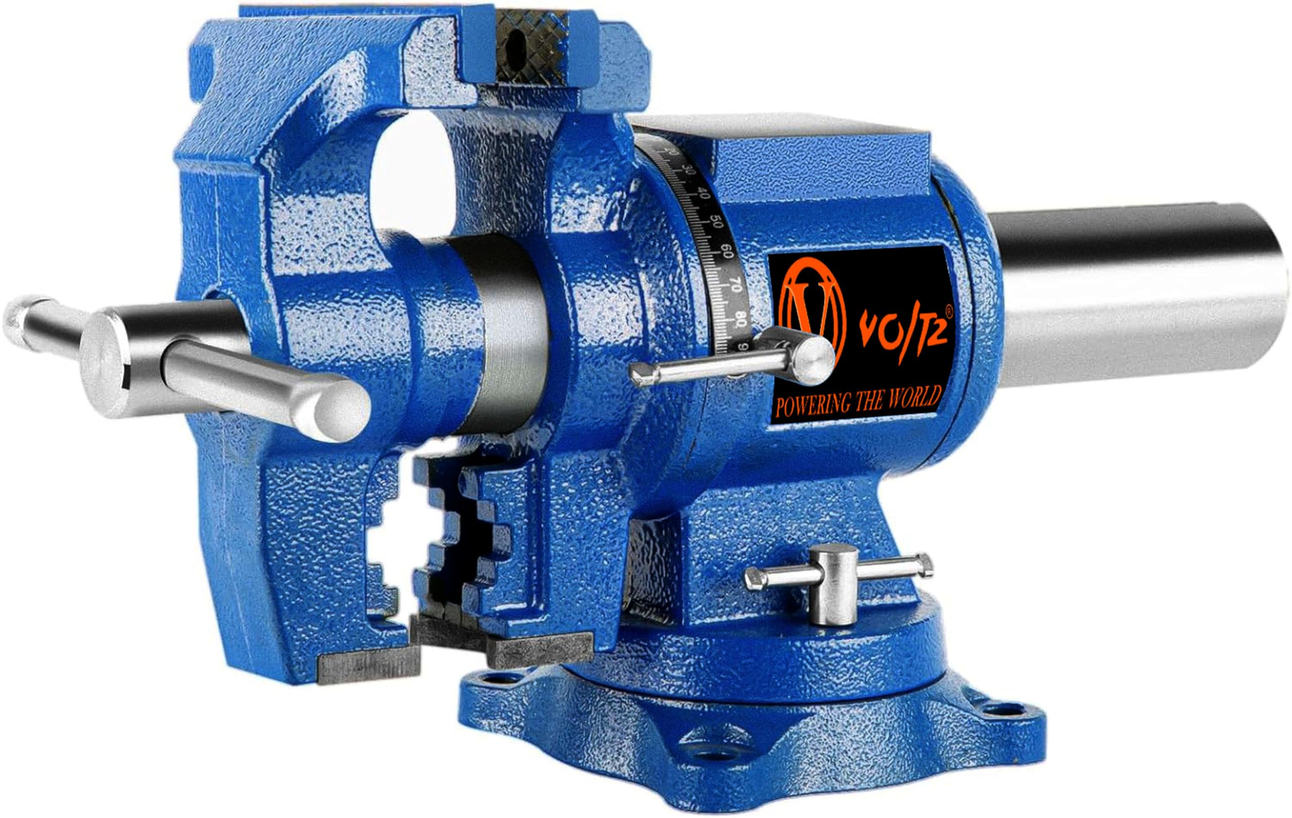 VOLTZ 4" Multipurpose Vise Bench Vise Heavy Duty Multi-Jaw Vise 360 ...