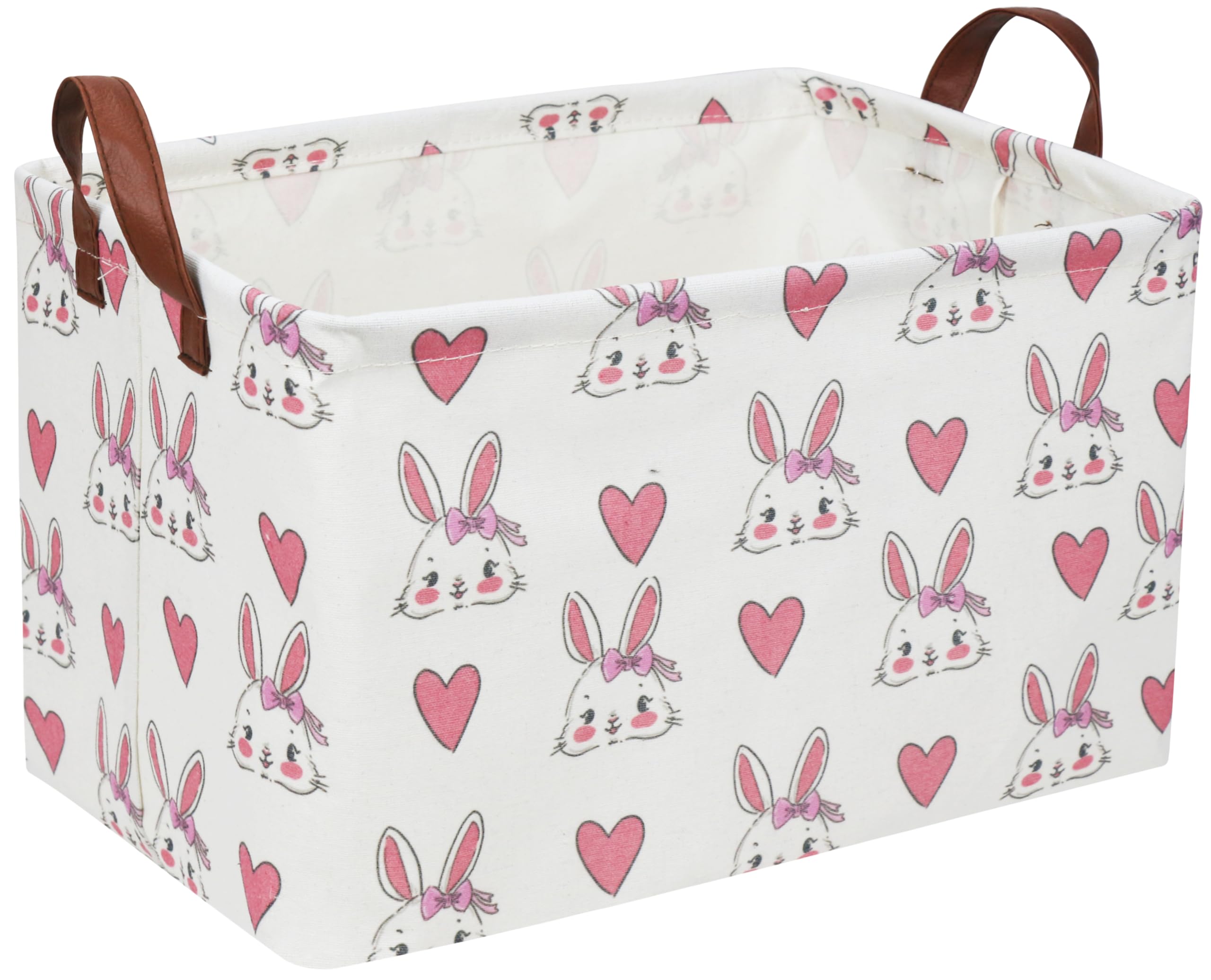 Amazon.com: Essme Rectangular Basket,Rabbit Easter Basket for Kids ...