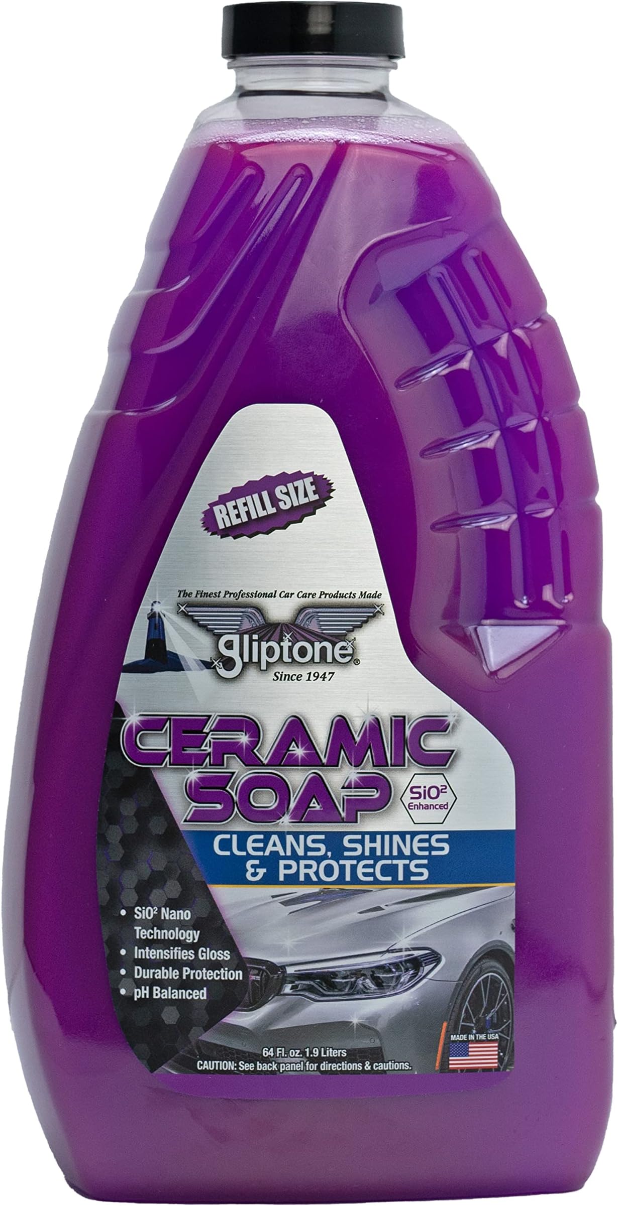 Amazon.com: Gliptone Ceramic Soap, Cleans, Shines & Protects (64 Fl Oz ...