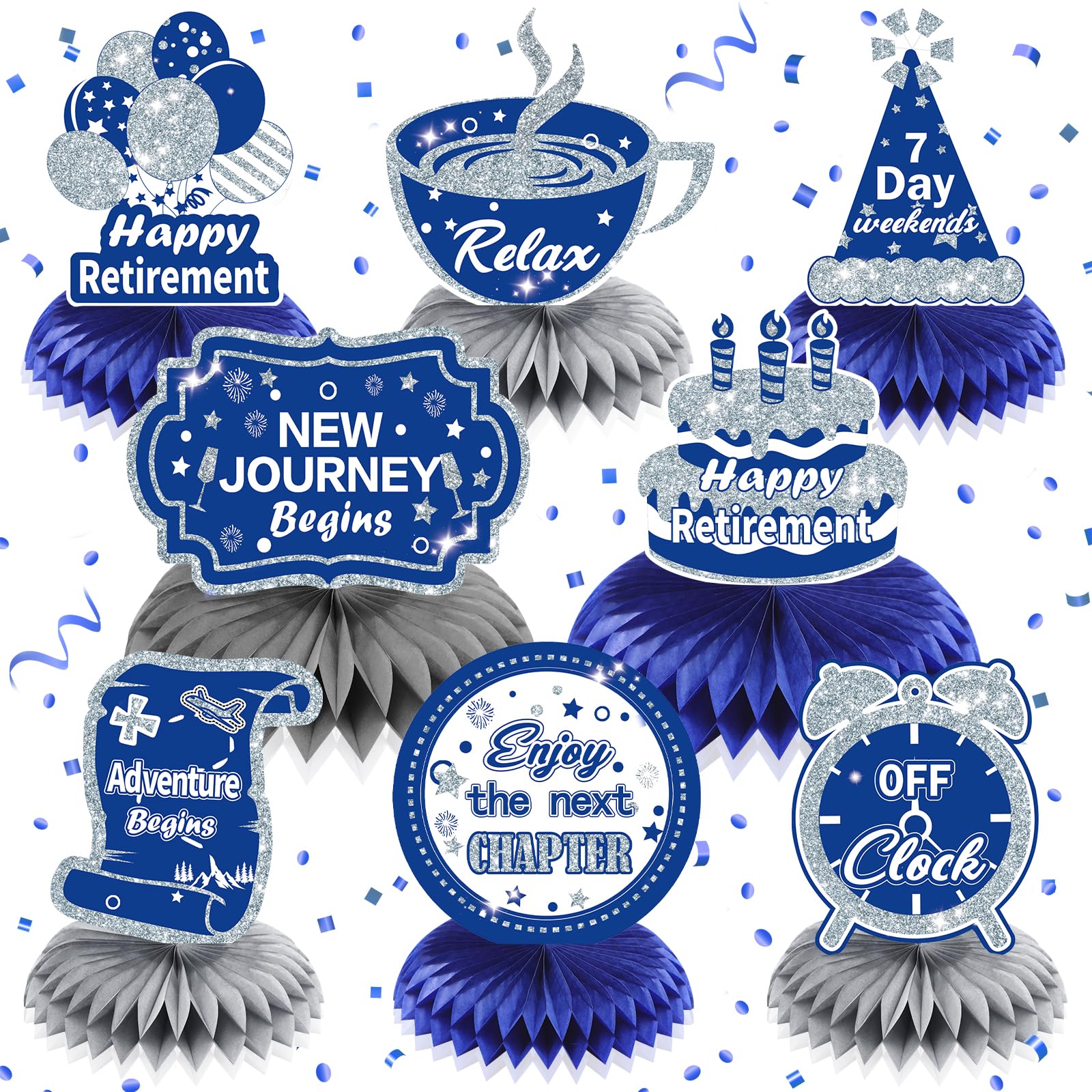 Retirement Table Decoration Ideas Officially Retired Foil Spray