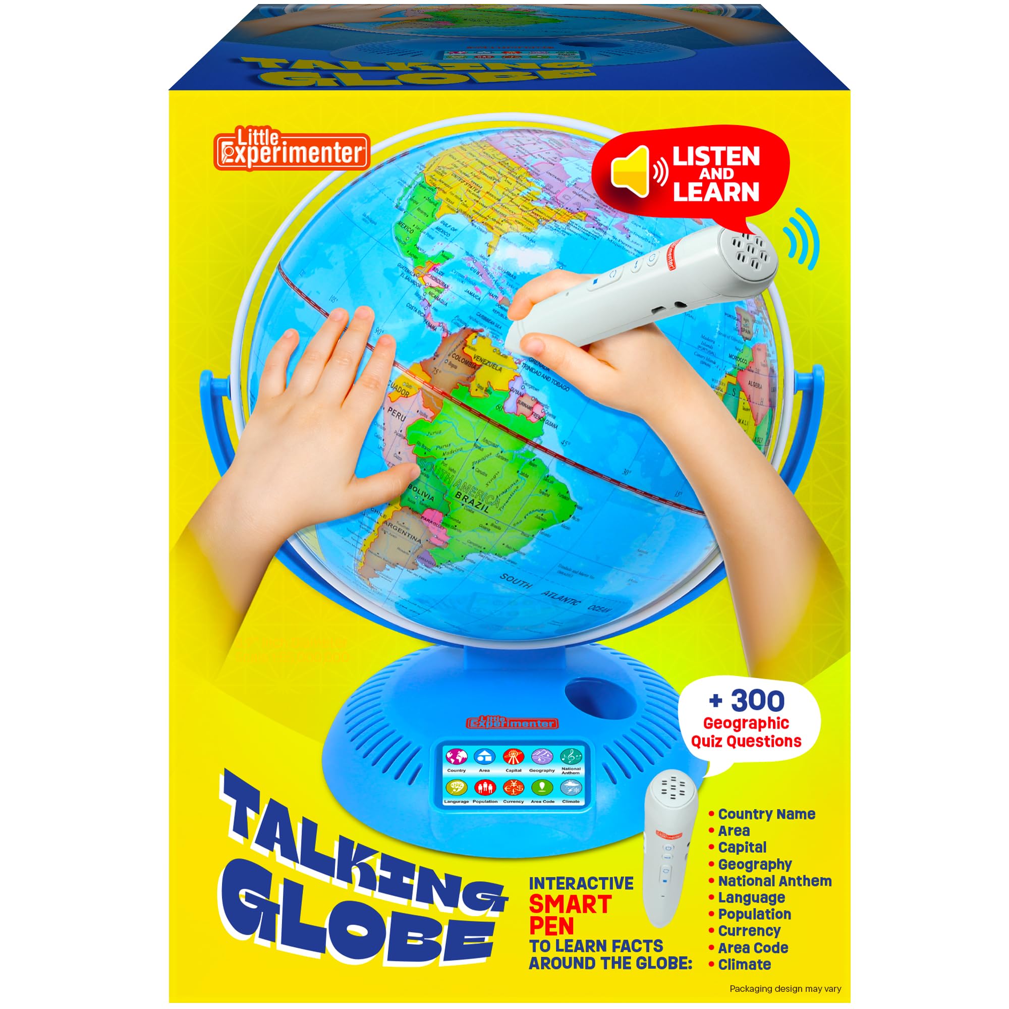 Amazon.com: Interactive Globe with Wireless Smart Pen, 9” Globes with ...