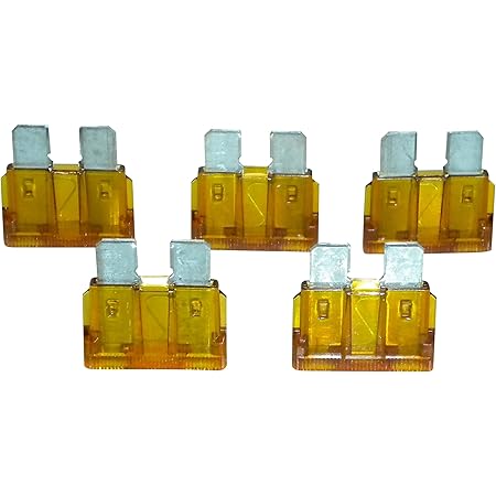 Protactor Yellow Furnace Fuse 5 Pack Blade Type ATC5 5 Amp Replaces ...