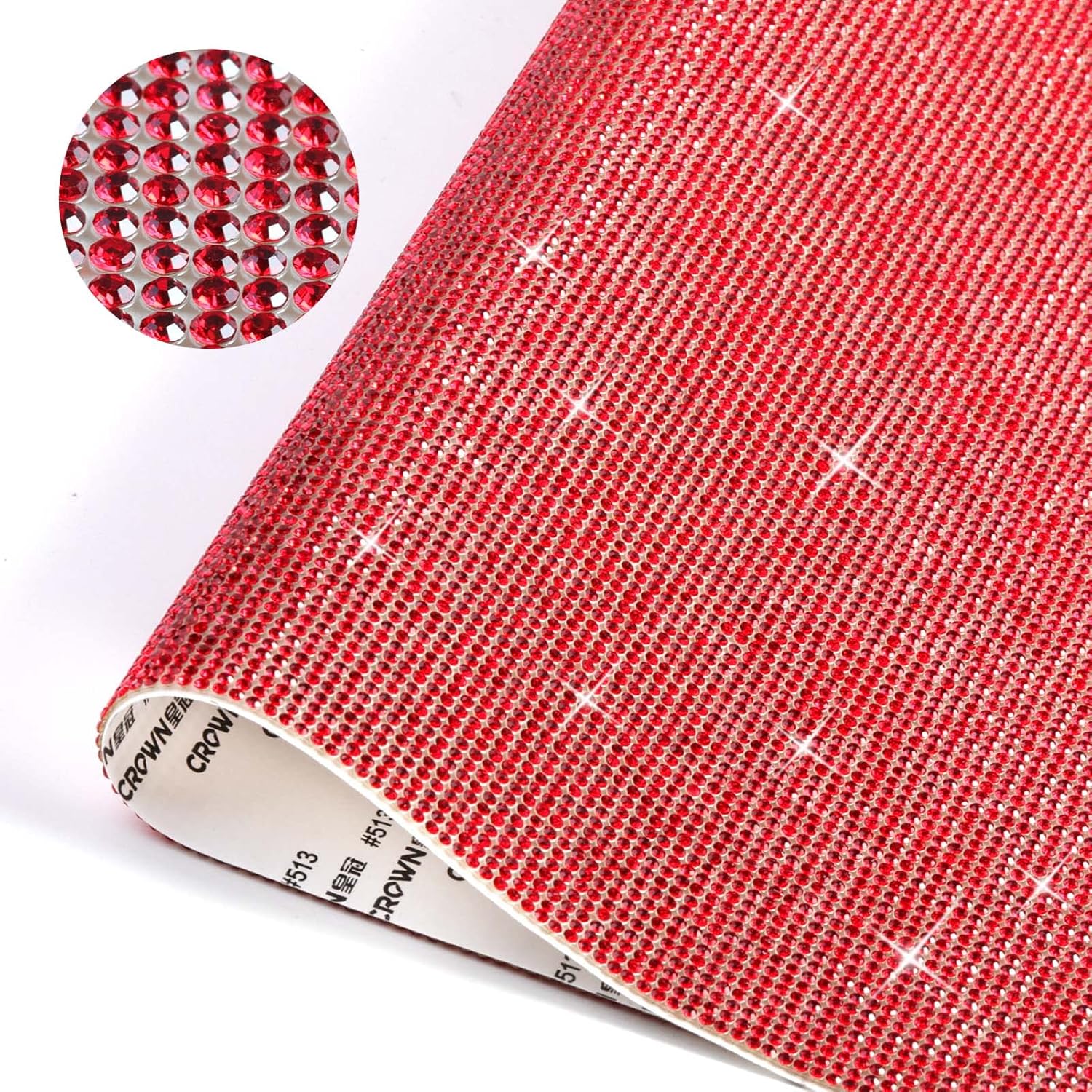 Amazon.com: BEADSLAND Bling Rhinestone Sheet Self Adhesive Glitter ...