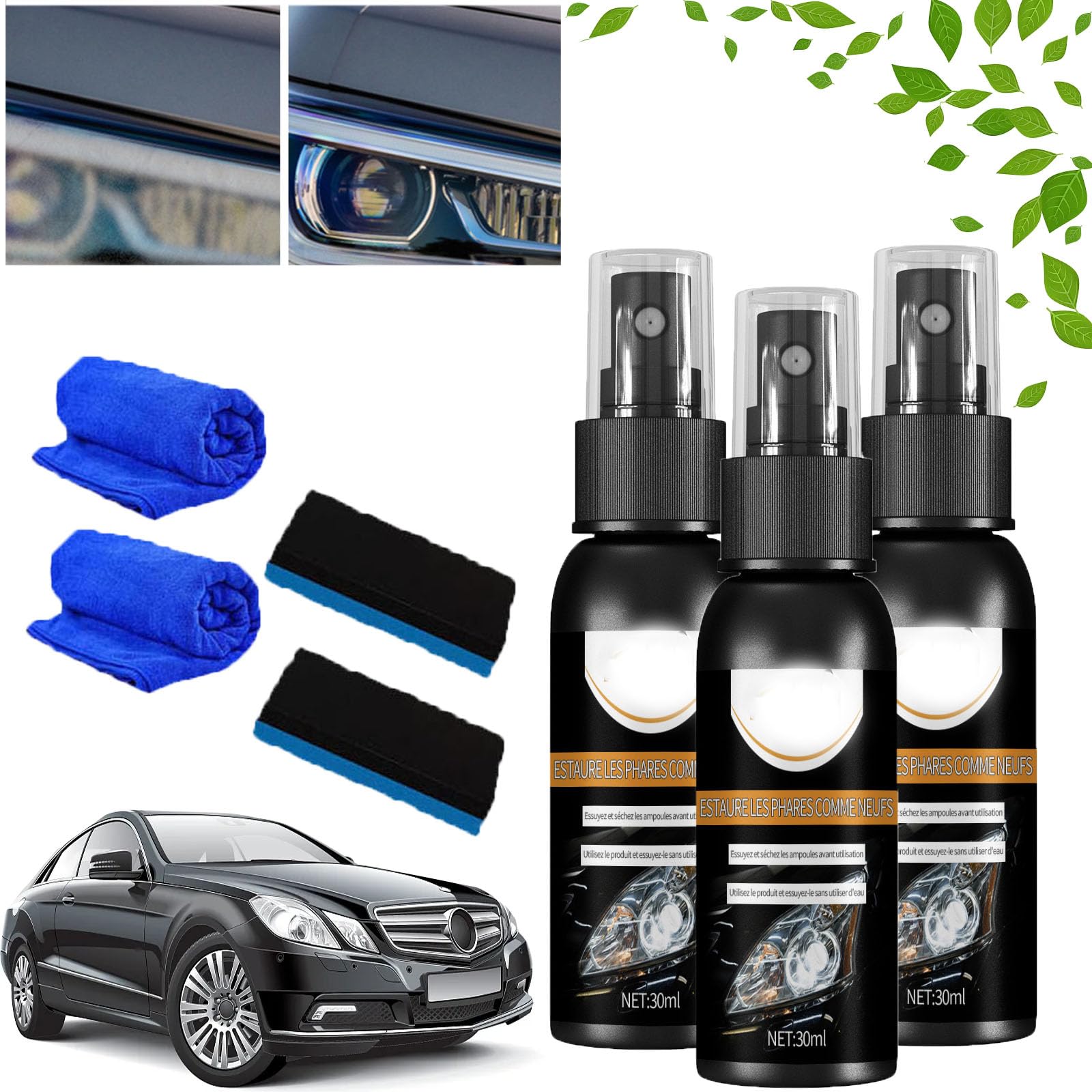 Amazon.com: Spray for Repairing Scratches on Car Headlights, Powerful ...