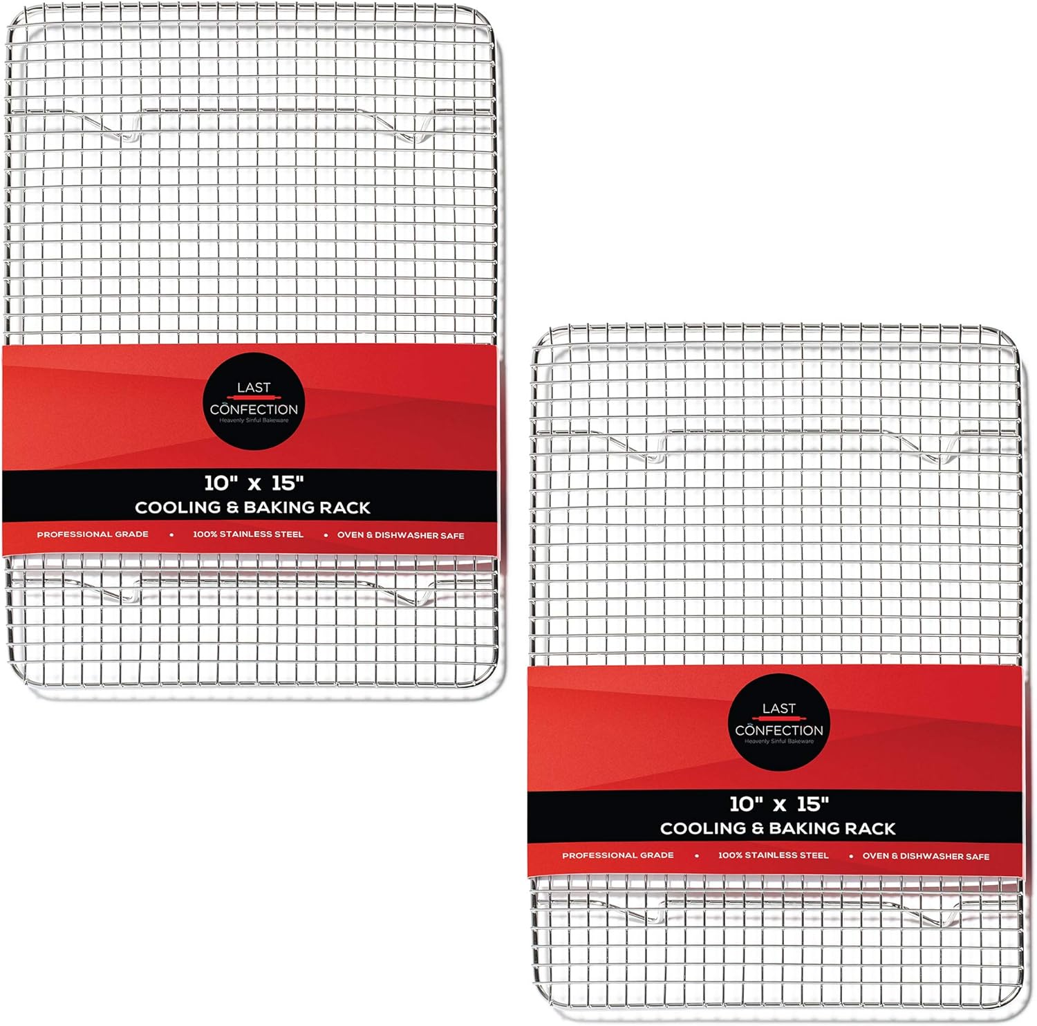 Amazon.com: Last Confection (Set of 2) Stainless Steel 10" x 15" Baking ...