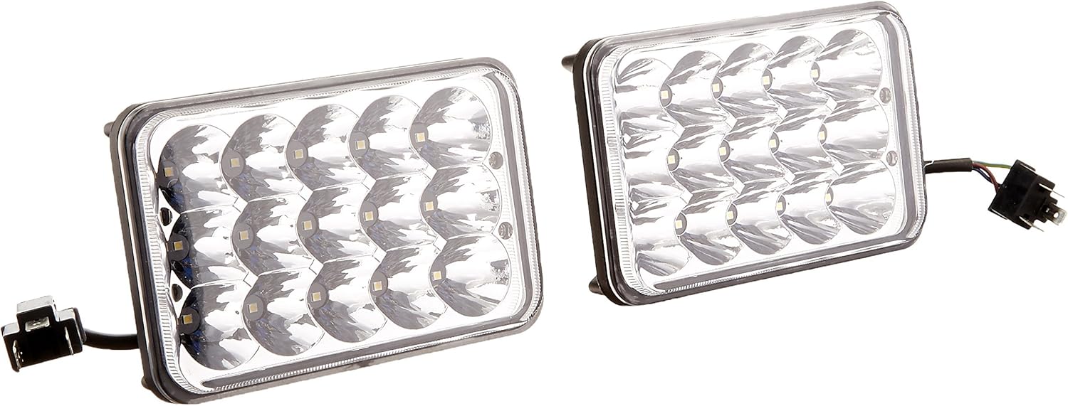 Amazon.com: AVEC 4X6" Led Hid Cree Light Bulbs Crystal Clear Sealed ...