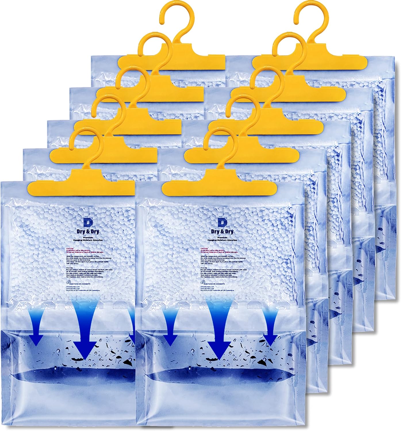 Amazon.com: Dry & Dry 10 Pack[14 OZ] Premium Moisture Absorbers for ...