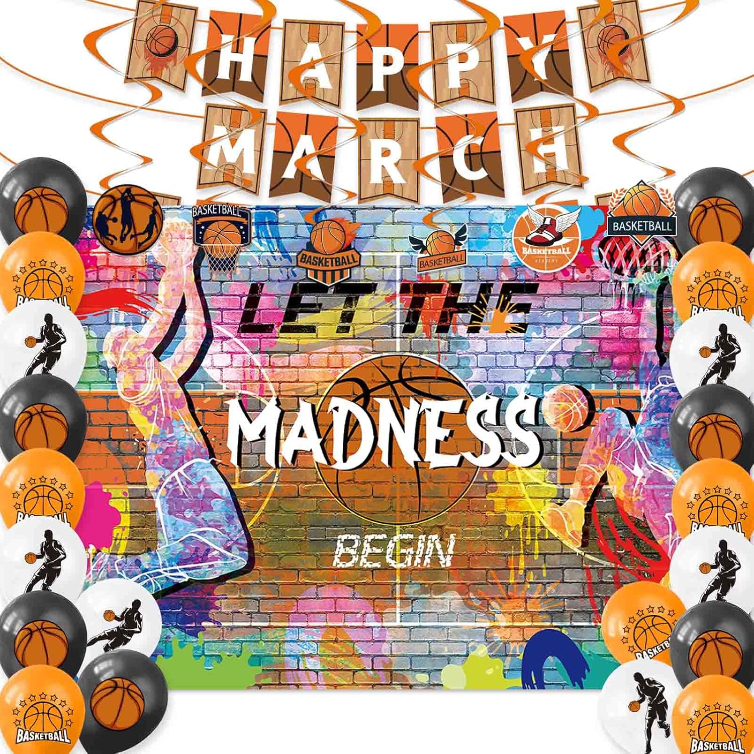 Amazon.com: IRCOR March of Madness Decorations March of Madness Party ...
