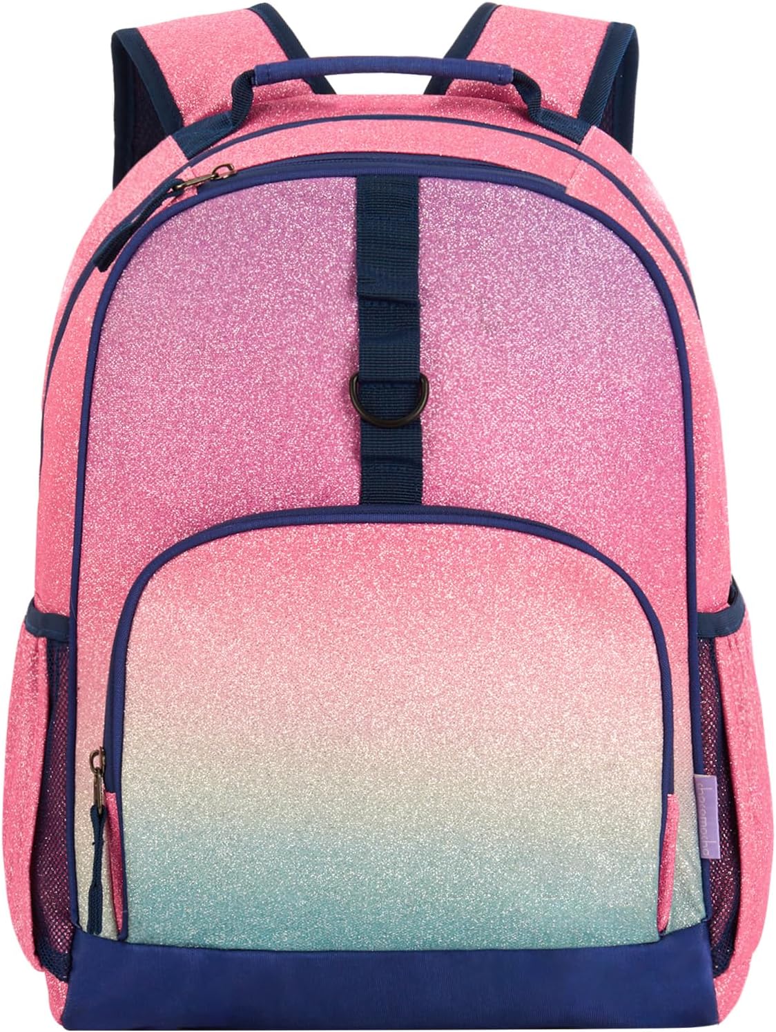 Amazon.com | Choco Mocha Glitter Backpack for Girls, Kids School ...
