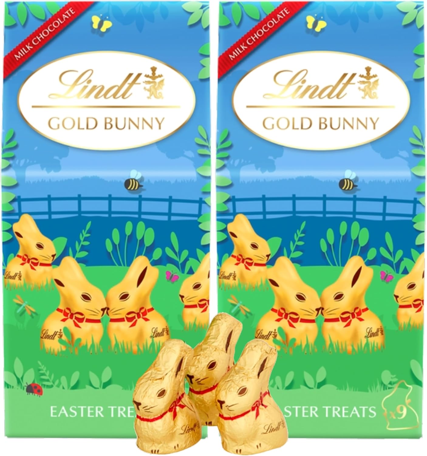 Easter Bunny Chocolate Bulk Buy - Pack of 2 x 80g Smooth Milk Chocolate ...