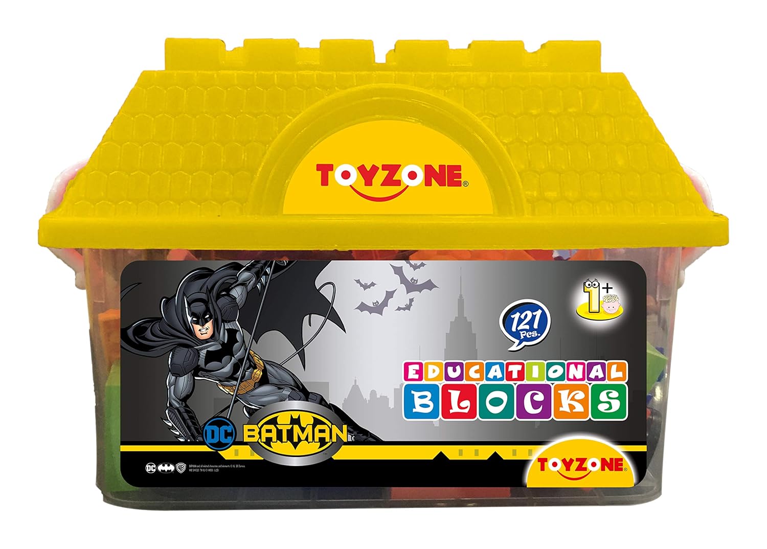 Buy Toyzone Batman Educational Hut Blocks 121 Pcs -81029 | Blocks Game ...