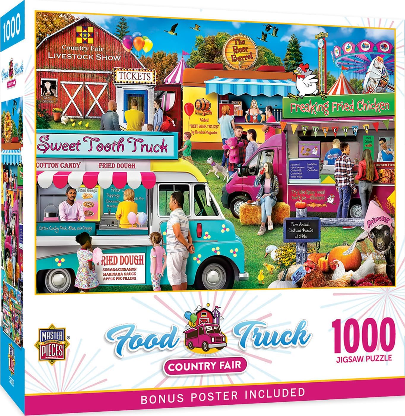 Amazon.com: MasterPieces 1000 Piece Jigsaw Puzzle for Adults and Family ...