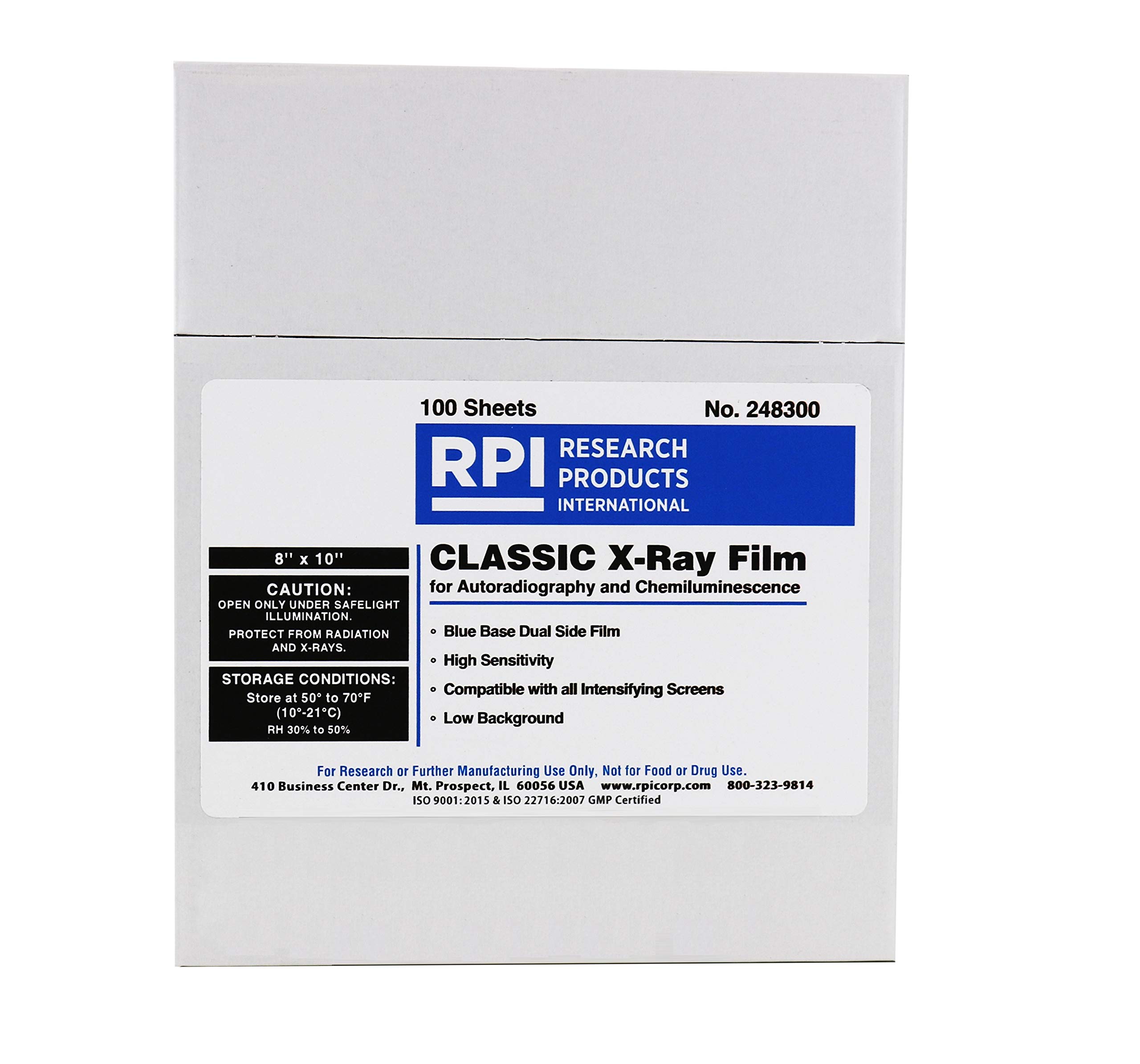 X-Ray Film, Blue Base for Autoradiography and Chemiluminescence, Non ...