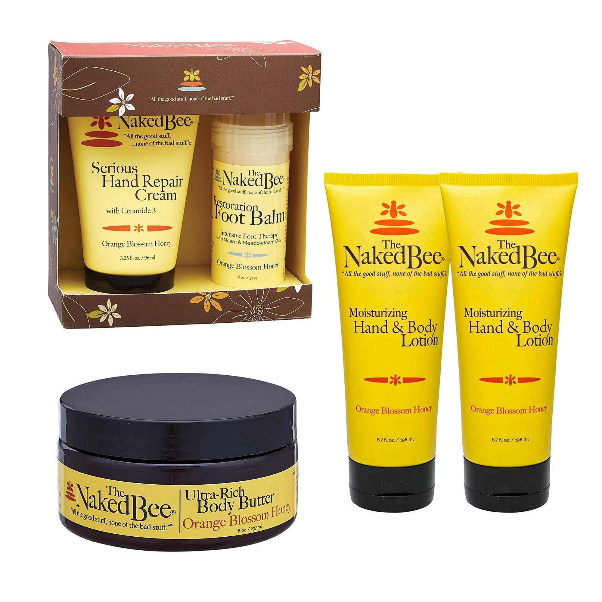 Amazon.com : The Naked Bee Orange Blossom Honey Hand and Body Lotion 6 ...