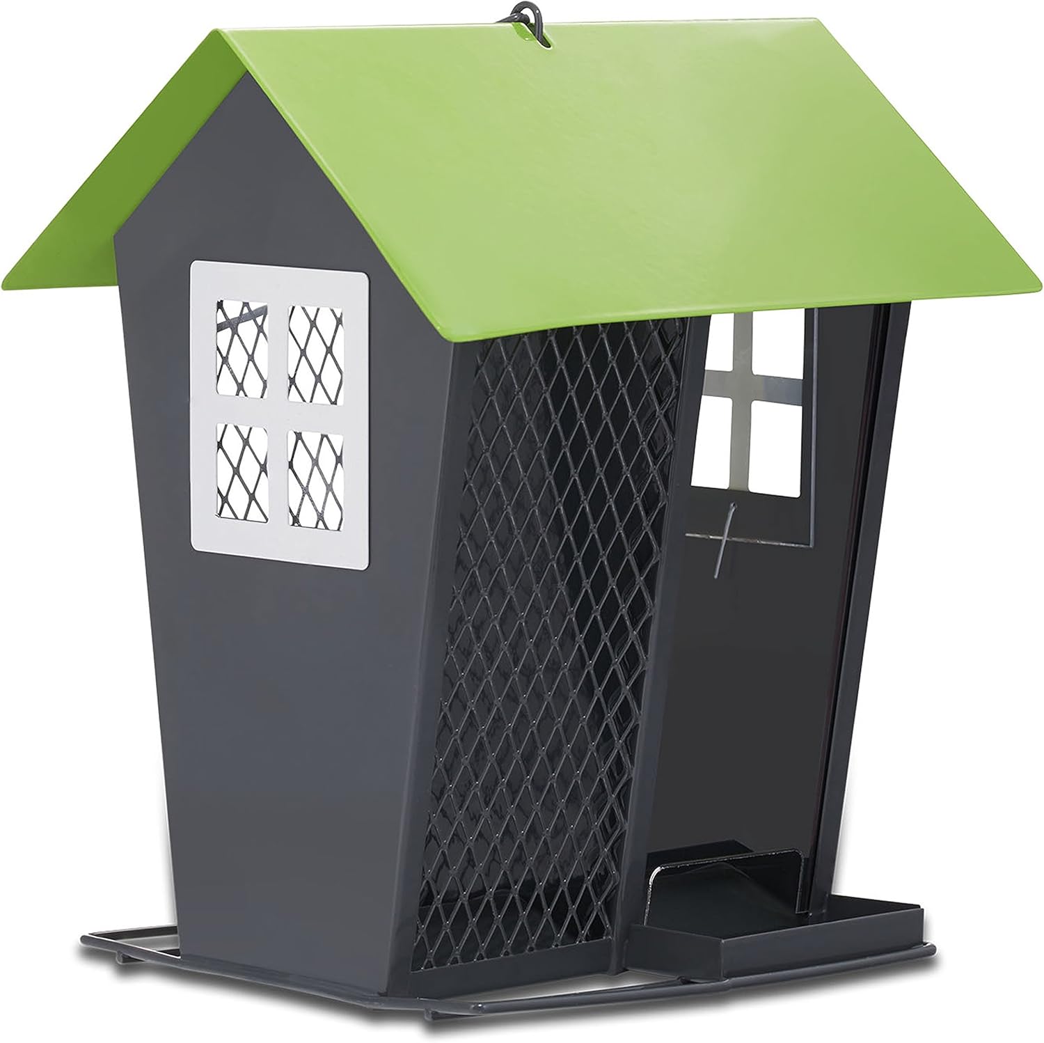 Amazon.com : Perky-Pet 420 Seed Duo Wild Bird Feeder, Gray and Green ...