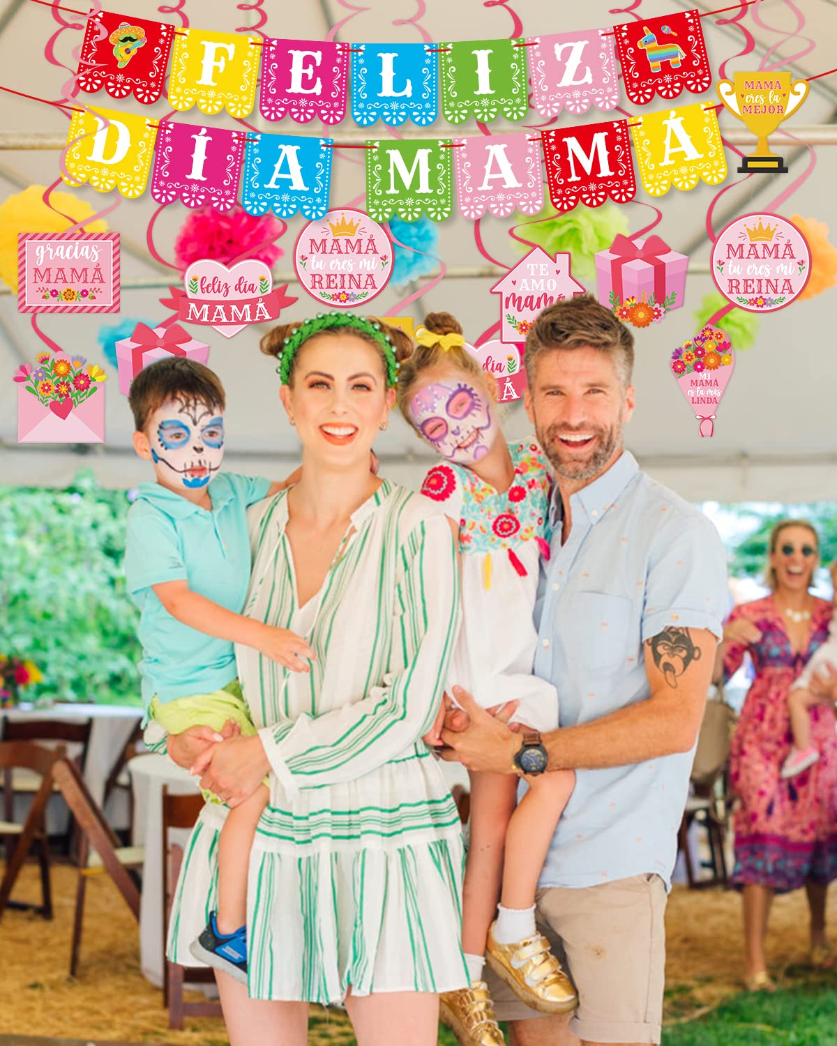 Snapklik.com : Levfla Mexican Mothers Day Party Decorations Feliz Dia ...