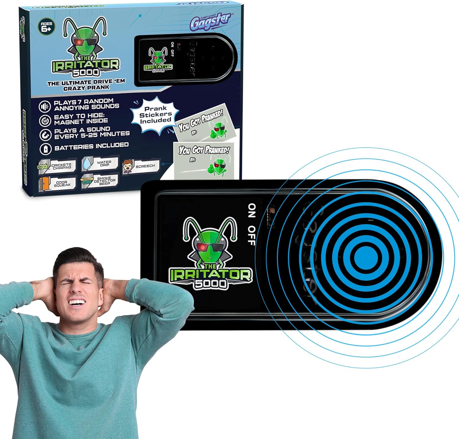 Amazon.com: Gagster Noise Maker Prank - The Irritator 5000, Annoying ...