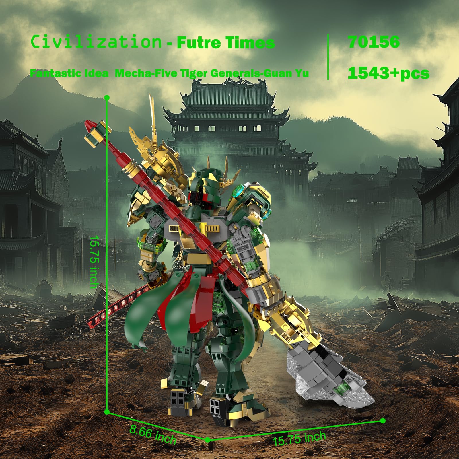 JMBricklayer Mech Robot Building Sets for Adults, Hero Mech Model Kits ...