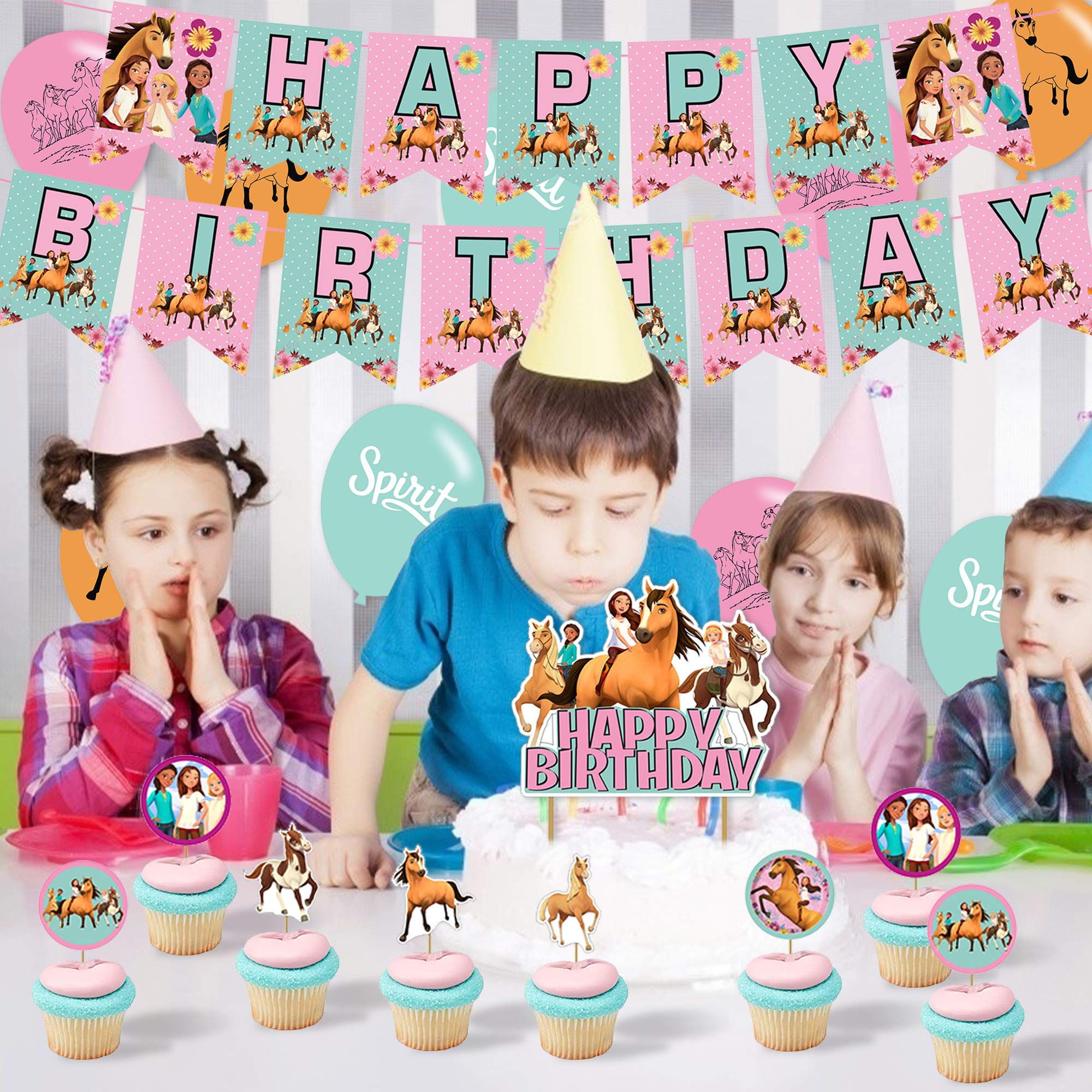 Spirit Riding Free Horse Birthday Decorations,Spirit Riding Horse ...