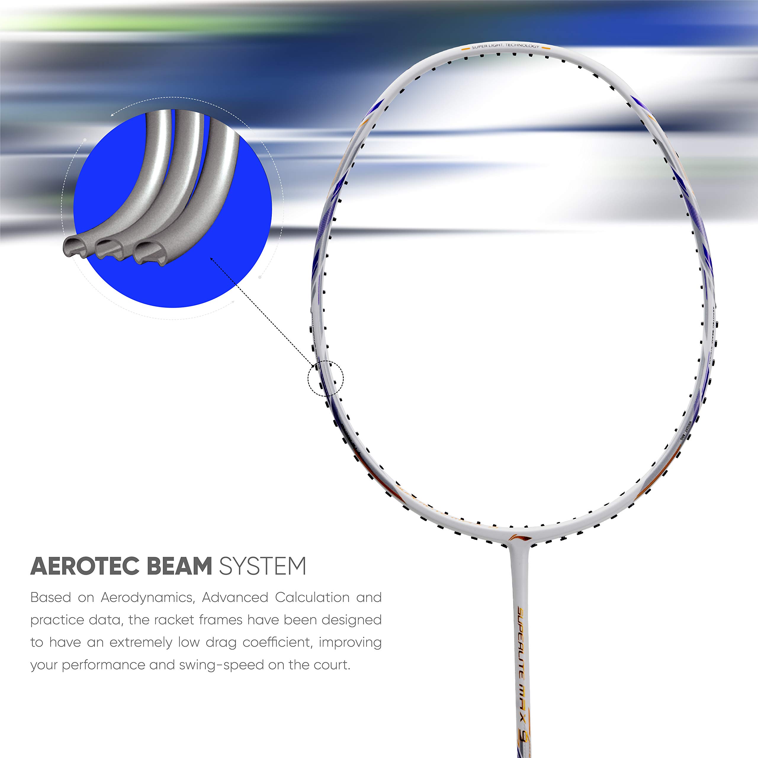 Snapklik.com : Li-Ning G-Force Superlite Max 9 Carbon Fibre Unstrung ...