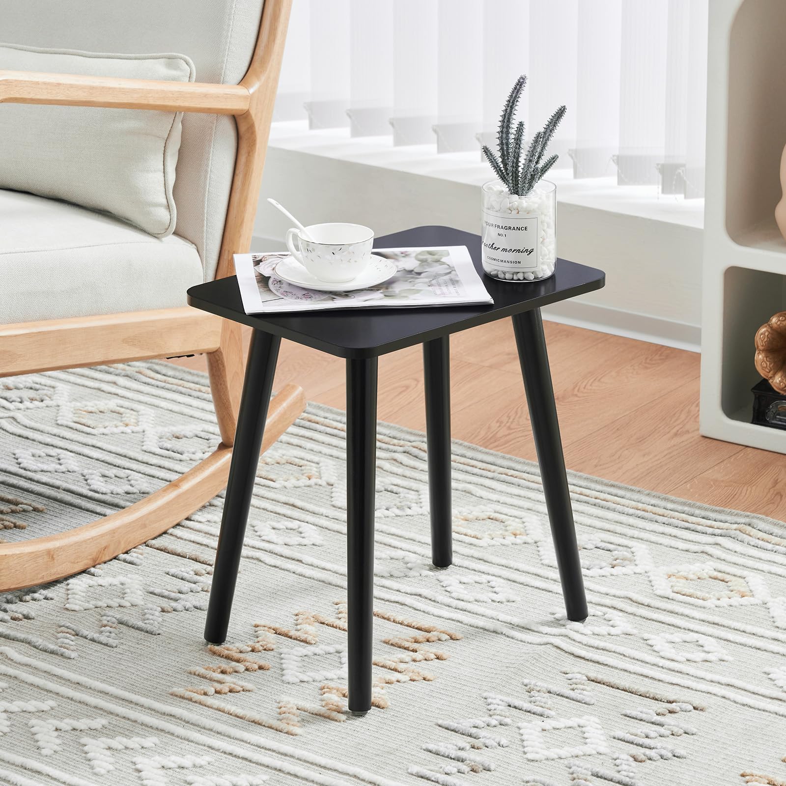 Decorative Wooden Table 36 x 30 cm - Small Side Table Coffee Table ...