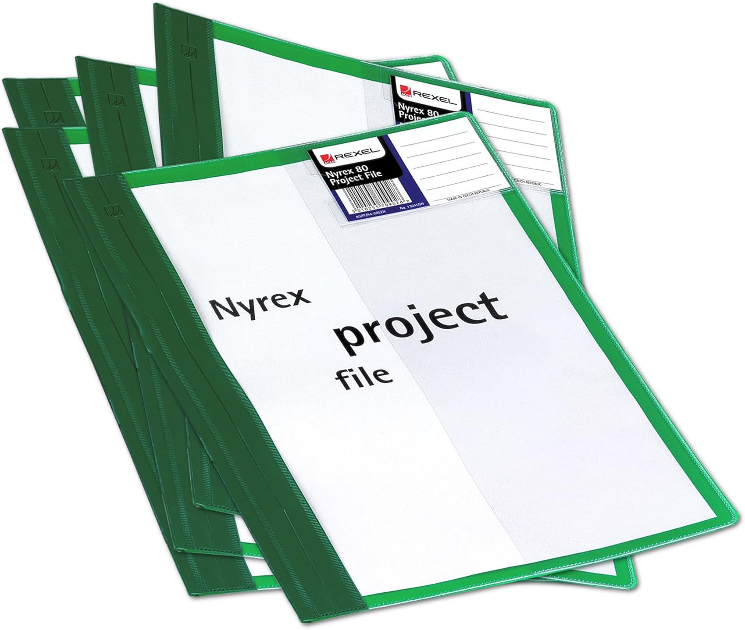 Amazon.com: Rexel Nyrex 80 A4 Project File - Green (Pack of 5)