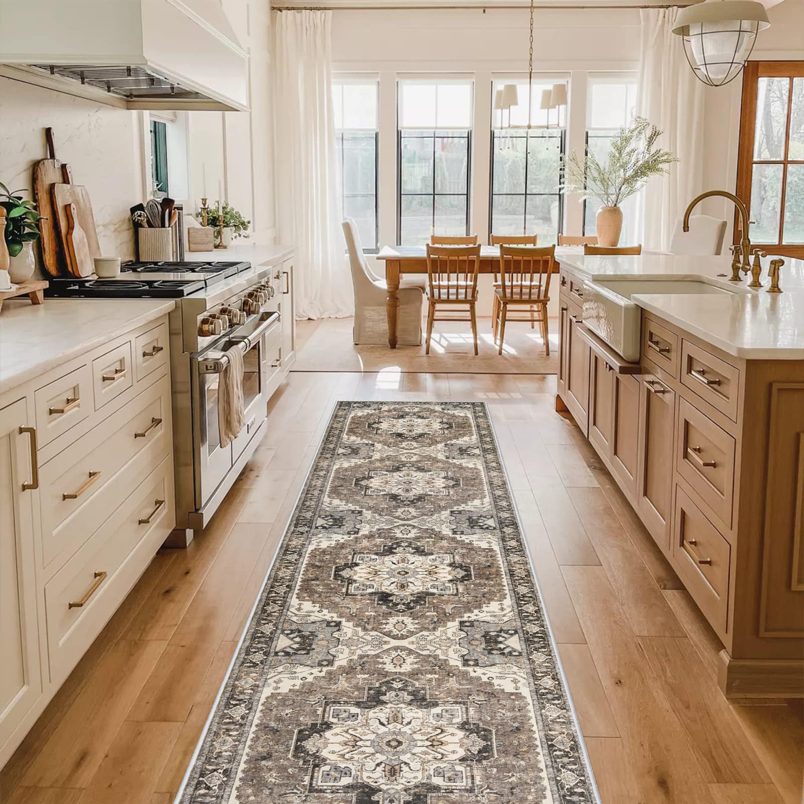 Amazon.com: LOKHOM Washable Runner Rug, 2x10 Non-Slip Vintage Farmhouse ...